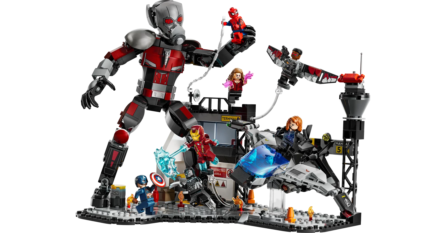 LEGO® Marvel - Amerika Kapitány: Polgárháború csatajelenet - Szupiszuper.hu